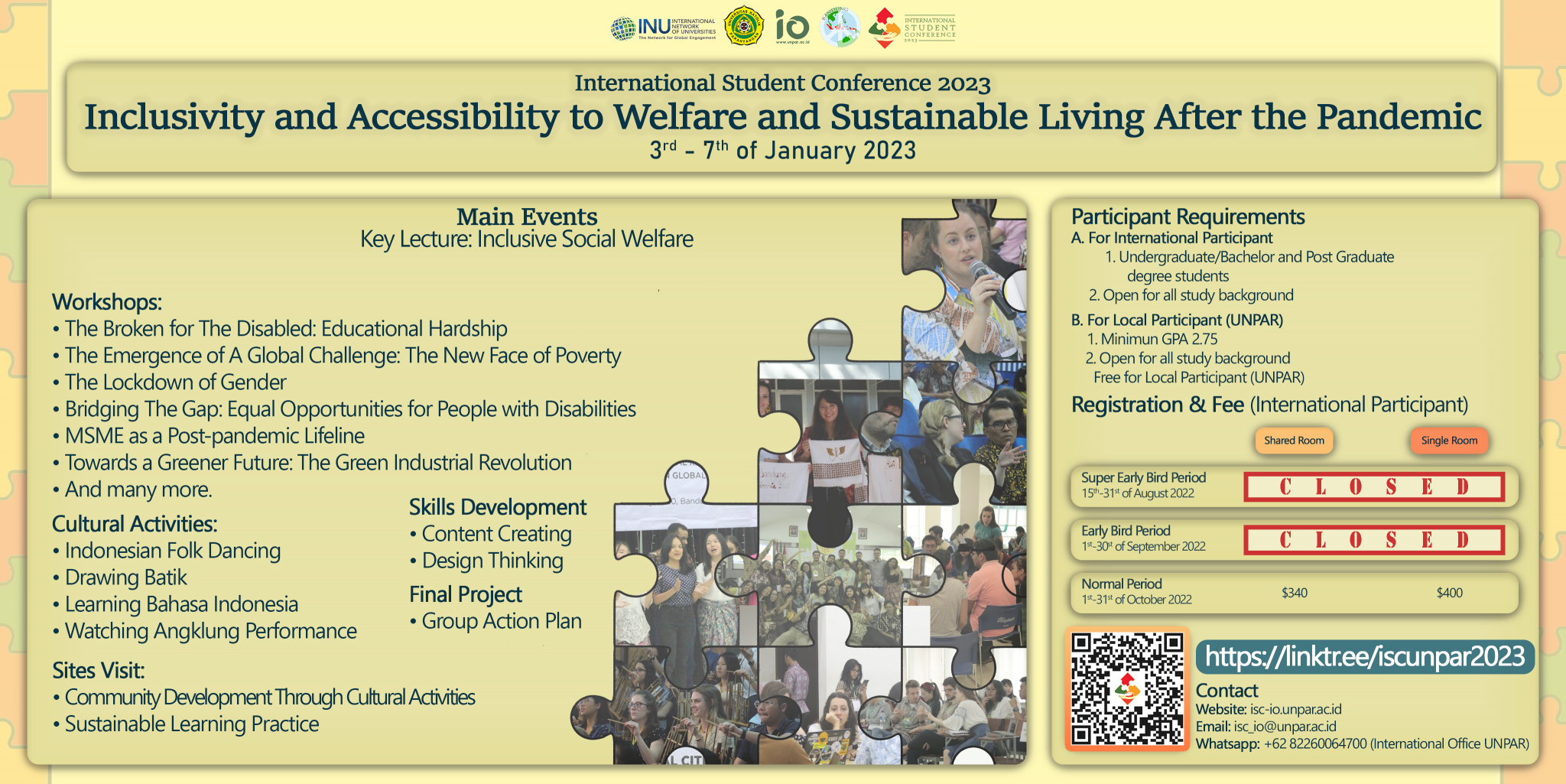 International Student Conference – Parahyangan Catholic University